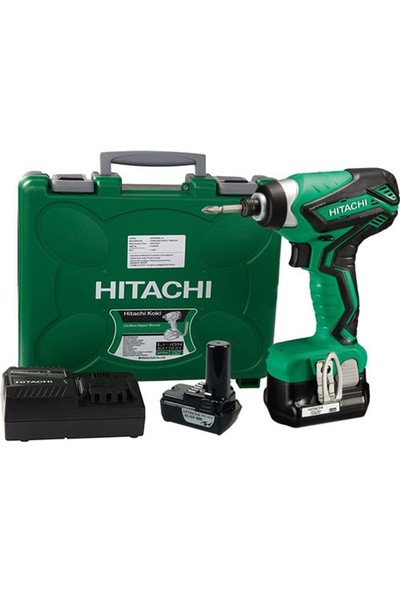Hitachi WH10DAL 10.8VOLT/1.5AH Li-Ion Çift Akülü Profesyonel Darbeli Tornavida Hitachi WH10DAL 10.8VOLT/1.5AH Li-Ion Çift Akülü Profesyonel Darbeli Tornavida