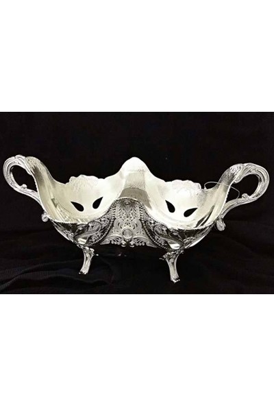 Ceyyiz Gondol Ayaklı Telkari Orta 36 x 15 - 13CM Ceyyiz Gondol Ayaklı Telkari Orta 36 x 15 - 13CM