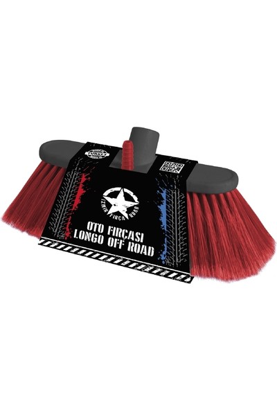 Oto Fırçası Longo Off Road Kırmızı Oto Fırçası Longo Off Road Kırmızı