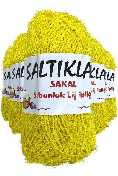 Saltıklar 5 Adet Sakal Sabunluk Lif Ipliği 57