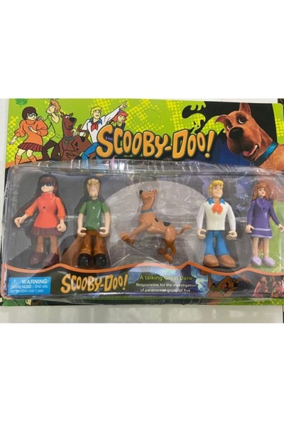 Scooby Doo 5'li Figür Karakter Seti Scooby-Doo! Scooby Doo 5'li Figür Karakter Seti Scooby-Doo!