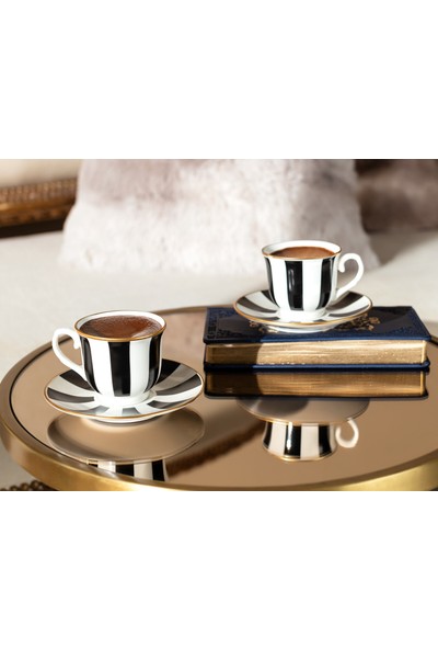 Madame Coco Orient Lena 2 Kişilik Kahve Fincan Seti 90 ml Madame Coco Orient Lena 2 Kişilik Kahve Fincan Seti 90 ml