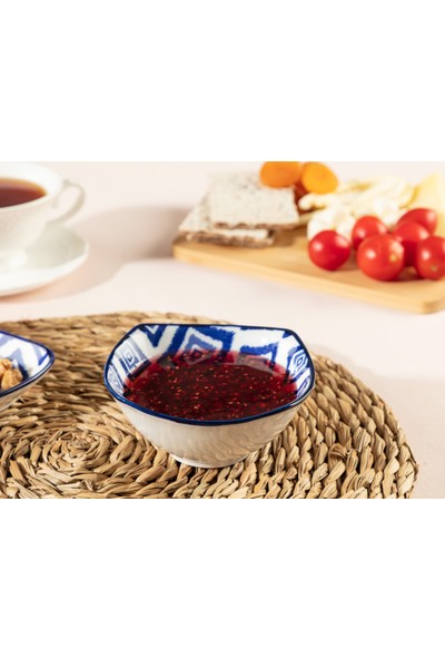 Madame Coco Rêve Bleu Carre Kase - Mavi - 11X11 cm