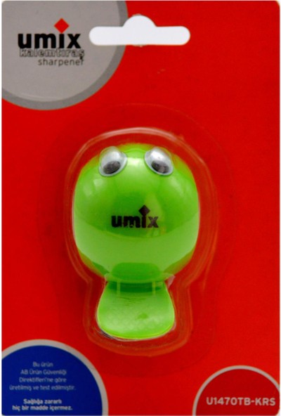 Umix Kapaklı Balık Şekilli Kalemtıraş Yeşil Umix Kapaklı Balık Şekilli Kalemtıraş Yeşil