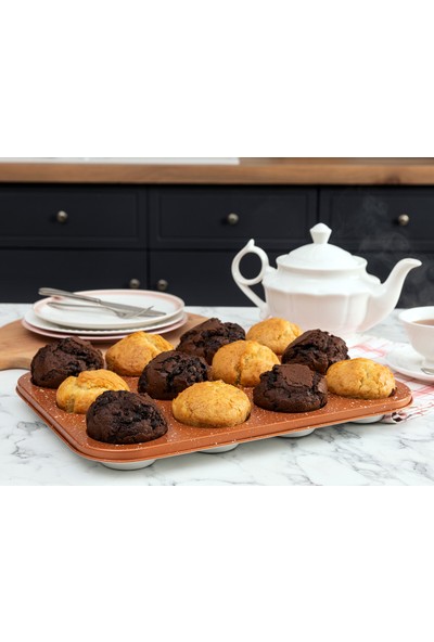 Madame Coco Alita Muffin Kek Kalıbı - Ekru Madame Coco Alita Muffin Kek Kalıbı - Ekru