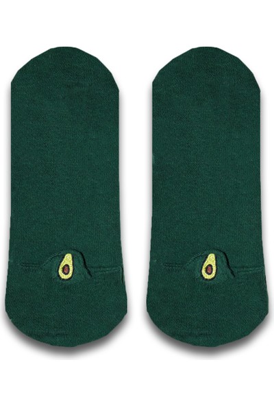 Meyve Nakışlı Patik Çorap