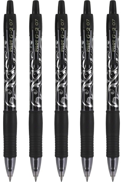 Pilot G2 Victoria 0.7 mm Jel Tükenmez Kalem Siyah 5 Adet Pilot G2 Victoria 0.7 mm Jel Tükenmez Kalem Siyah 5 Adet