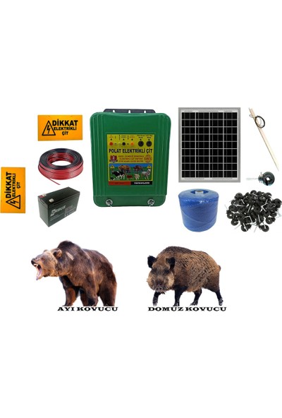 Polat Elektrikli Çit Sistemleri ( Domuz - Ayı Kovucu ) Eko Set