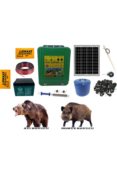 Polat Elektrikli Çit Sistemleri ( Domuz - Ayı Kovucu ) EKO500