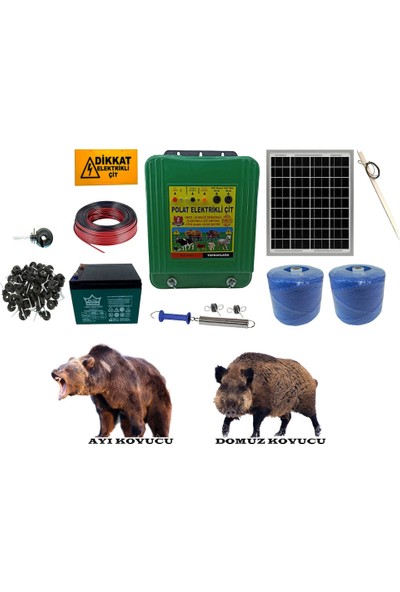 Polat Elektrikli Çit Sistemleri ( Domuz - Ayı Kovucu ) EKO1000
