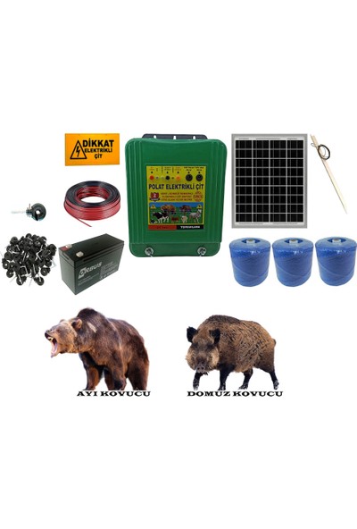 Polat Elektrikli Çit Sistemleri ( Domuz - Ayı Kovucu ) MINI1500
