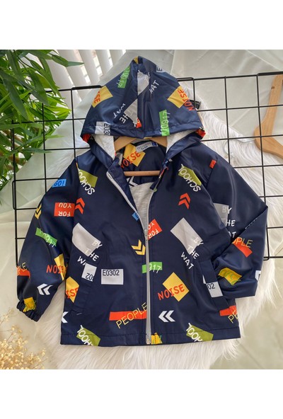 Miniğimin Cicileri Penye Astarlı Erkek Çocuk Yağmurluk