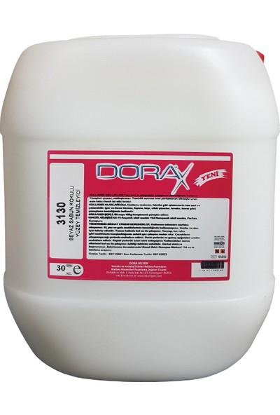 Dorax Beyaz Sabun Kokulu Yüzey Temizleyici 30 kg