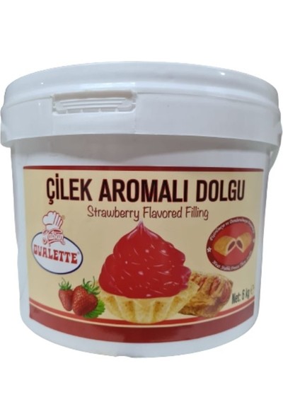 Ovalette Çilek Aromalı Dolgu 6 kg Ovalette Çilek Aromalı Dolgu 6 kg