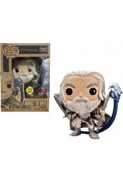 Funko Pop The Lord Of The Rings Gandalf The White Glows Special Edit.