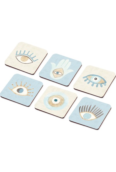 The Mia Bardak Altlığı 6 Lı Set