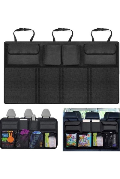 Revix Araç Bagaj Düzenleme Organizer Araç Içi Oto Bagaj Eşya Düzenleme Çantası 8 Cepli