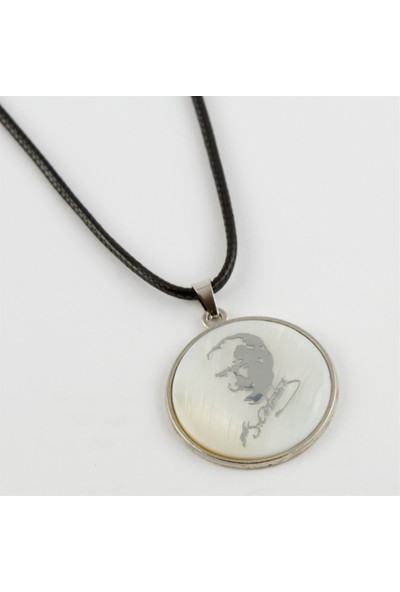 StrongArt Atatürk Imzalı Sedef Kolye