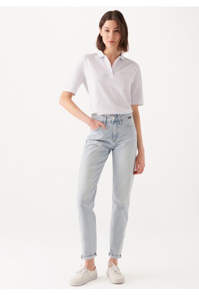 Mavi Cindy Buz Mavi 90S Jean Pantolon Mavi Cindy Buz Mavi 90S Jean Pantolon