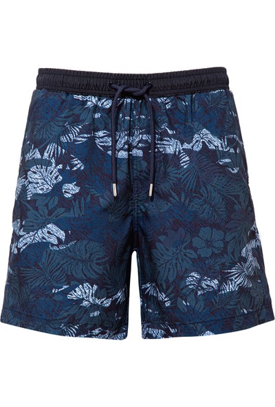 Mavi Baskılı Mavi Mayo Şort Mavi Baskılı Mavi Mayo Şort