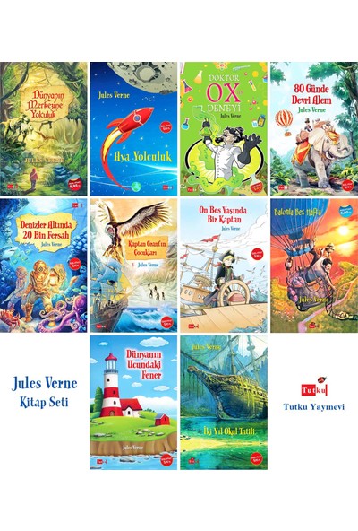 Jules Verne Seti - 10 Kitap Jules Verne Seti - 10 Kitap