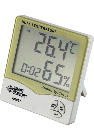 Smart Sensor Akıllı Sensör AR867 LCD Dijital Higrometre Termometre (Yurt Dışından) Smart Sensor Akıllı Sensör AR867 LCD Dijital Higrometre Termometre (Yurt Dışından)
