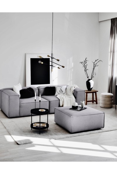 Relax Soft 3 Modül (Gri) Keten 122 (2 Köşe, 1 Puf) Relax Soft 3 Modül (Gri) Keten 122 (2 Köşe, 1 Puf)
