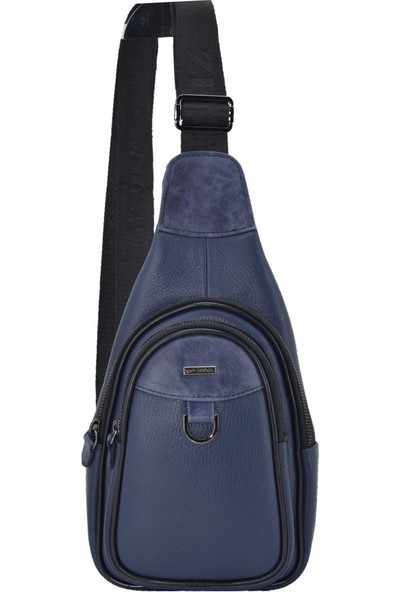 Zenga Deri Bodybag Sırt ve Göğüs Çantası Lacivert Zenga Deri Bodybag Sırt ve Göğüs Çantası Lacivert