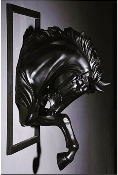 Be Art You Duvar At Heykeli Siyah