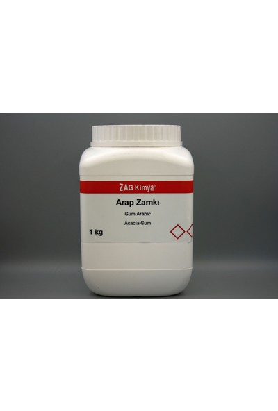 Zag Kimya Gum Arabıc Arap Zamkı Chem Pure 1kg