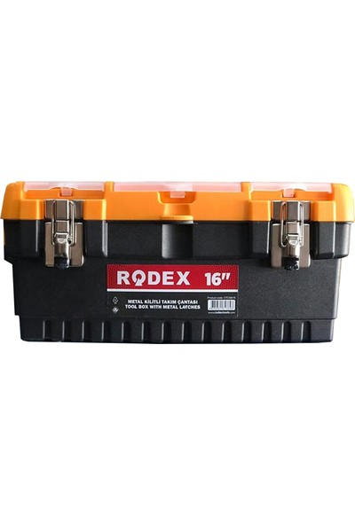 Rodex Takım Çantası Alet Çantası Metal Açma Kapatmalı OTCM016 16 Rodex Takım Çantası Alet Çantası Metal Açma Kapatmalı OTCM016 16