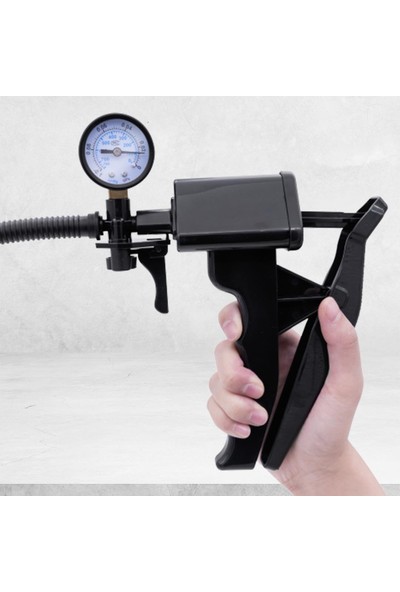 Basınç Göstergeli Tabanca Mekanizmalı Vakum Penis Pompası + Oral Başlık Basınç Göstergeli Tabanca Mekanizmalı Vakum Penis Pompası + Oral Başlık