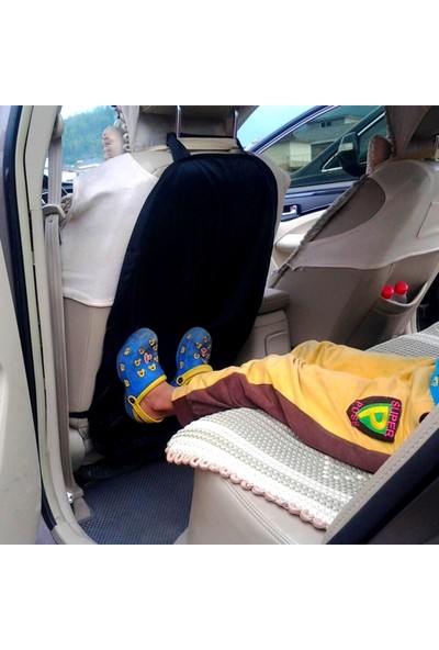 My Flamix Oto Koltuk Arkası Koruyucu Kılıf 2'li Araba Koltuk Arkası Kılıfı Siyah