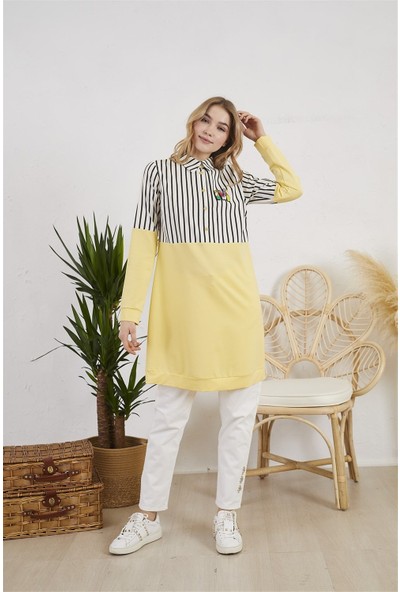 Markano Harf Aksesuarlı Tunik