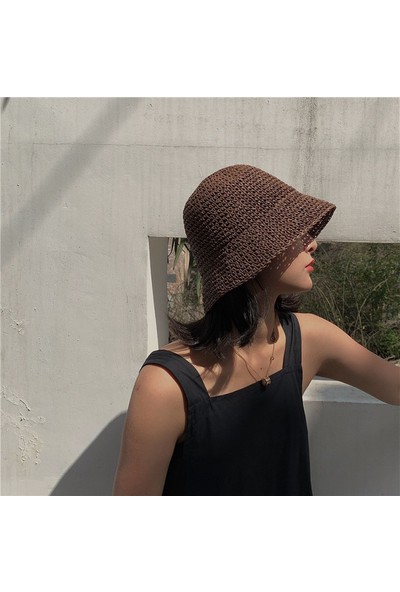 Hasır El Dokumalı Plaj Şapkası (Yurt Dışından) Hasır El Dokumalı Plaj Şapkası (Yurt Dışından)
