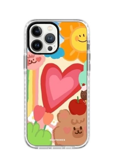 Sumthincs Happy Day iPhone 11 Procase Beyaz Şeffaf Telefon Kılıfı Sumthincs Happy Day iPhone 11 Procase Beyaz Şeffaf Telefon Kılıfı