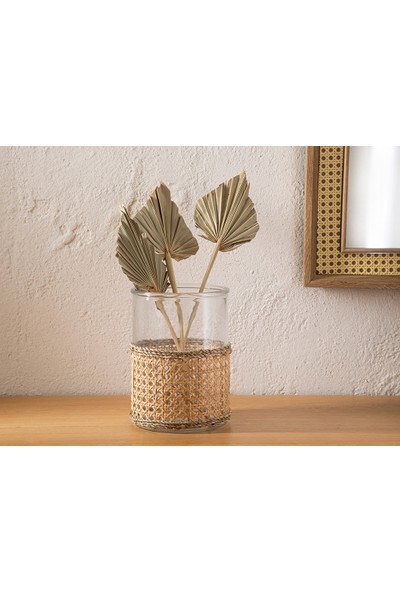 English Home Hazeran Vazo 17X17X22 cm Kahve