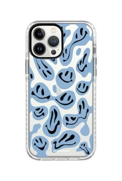 Sumthincs Smiley iPhone 11 Procase Beyaz Şeffaf Telefon Kılıfı Sumthincs Smiley iPhone 11 Procase Beyaz Şeffaf Telefon Kılıfı
