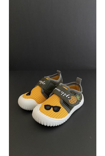 Gezer Sarı Haki Ortopedik Erkek Bebek Çocuk Yazlık Keten Ayakkabı 3270 Gezer Sarı Haki Ortopedik Erkek Bebek Çocuk Yazlık Keten Ayakkabı 3270