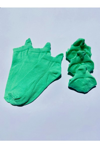 Kaktüs Group Cotton Yeşil Renkli 12'li Kulaklı Patik Çorap Kaktüs Group Cotton Yeşil Renkli 12'li Kulaklı Patik Çorap