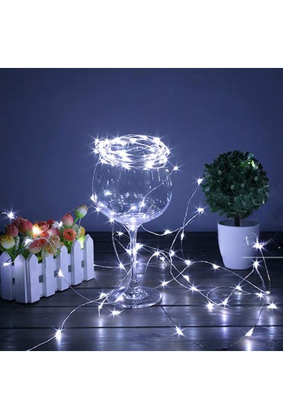 Strongart Peri LED Işık 10 Metre Beyaz Dekor Lambası 100 Ledli Strongart Peri LED Işık 10 Metre Beyaz Dekor Lambası 100 Ledli