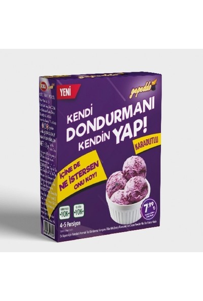 Koza Karadutlu Ev Tipi Dondurma Tozu Koza Karadutlu Ev Tipi Dondurma Tozu