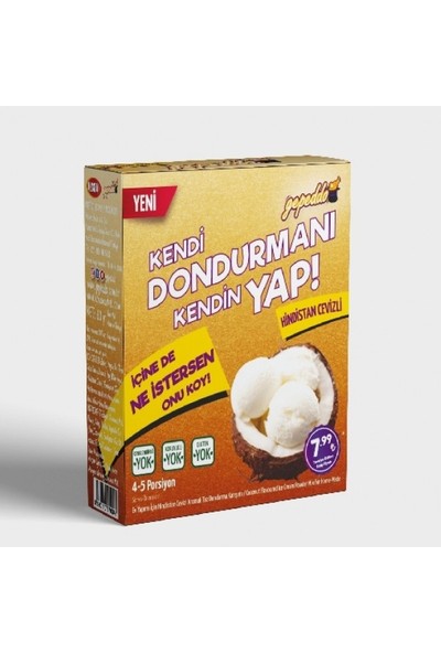 Koza Hindistan Cevizli Ev Tipi Dondurma Tozu