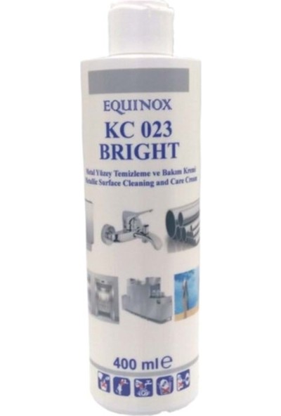 Equinox Bright Metal Yüzey Temizleme ve Bakım Kremi 400 ml Equinox Bright Metal Yüzey Temizleme ve Bakım Kremi 400 ml