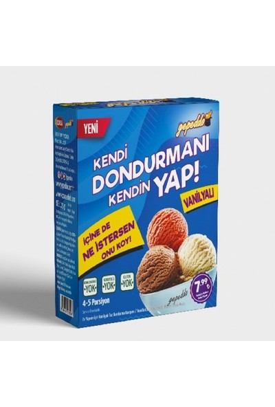 Koza Vanilyalı Ev Tipi Dondurma Tozu