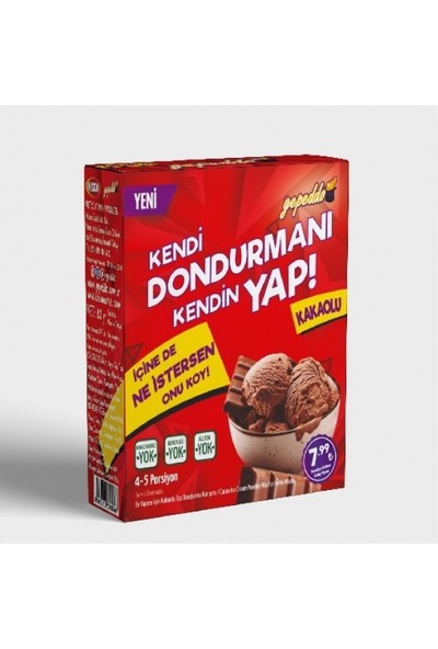 Koza Çikolatalı Ev Tipi Dondurma Tozu