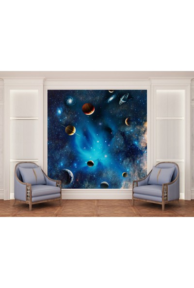 Uzay 3D Poster - 3 Boyutlu Tek Parça Duvar Kağıdı Uzay 3D Poster - 3 Boyutlu Tek Parça Duvar Kağıdı
