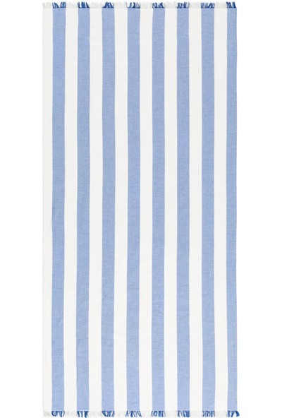 Mulberry Zegron Peştemal %100 Pamuk Banyo Havlusu Mavi