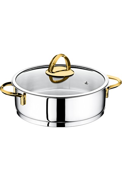 Oms Collection 2090-LG 26 cm Çelik Tencere