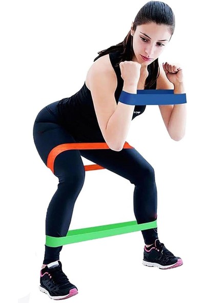 Hsport 5'li Paket Farklı Dirençlerde Aerobik Bandı Pilates ve Direnç Lastiği Özel Set Hsport 5'li Paket Farklı Dirençlerde Aerobik Bandı Pilates ve Direnç Lastiği Özel Set